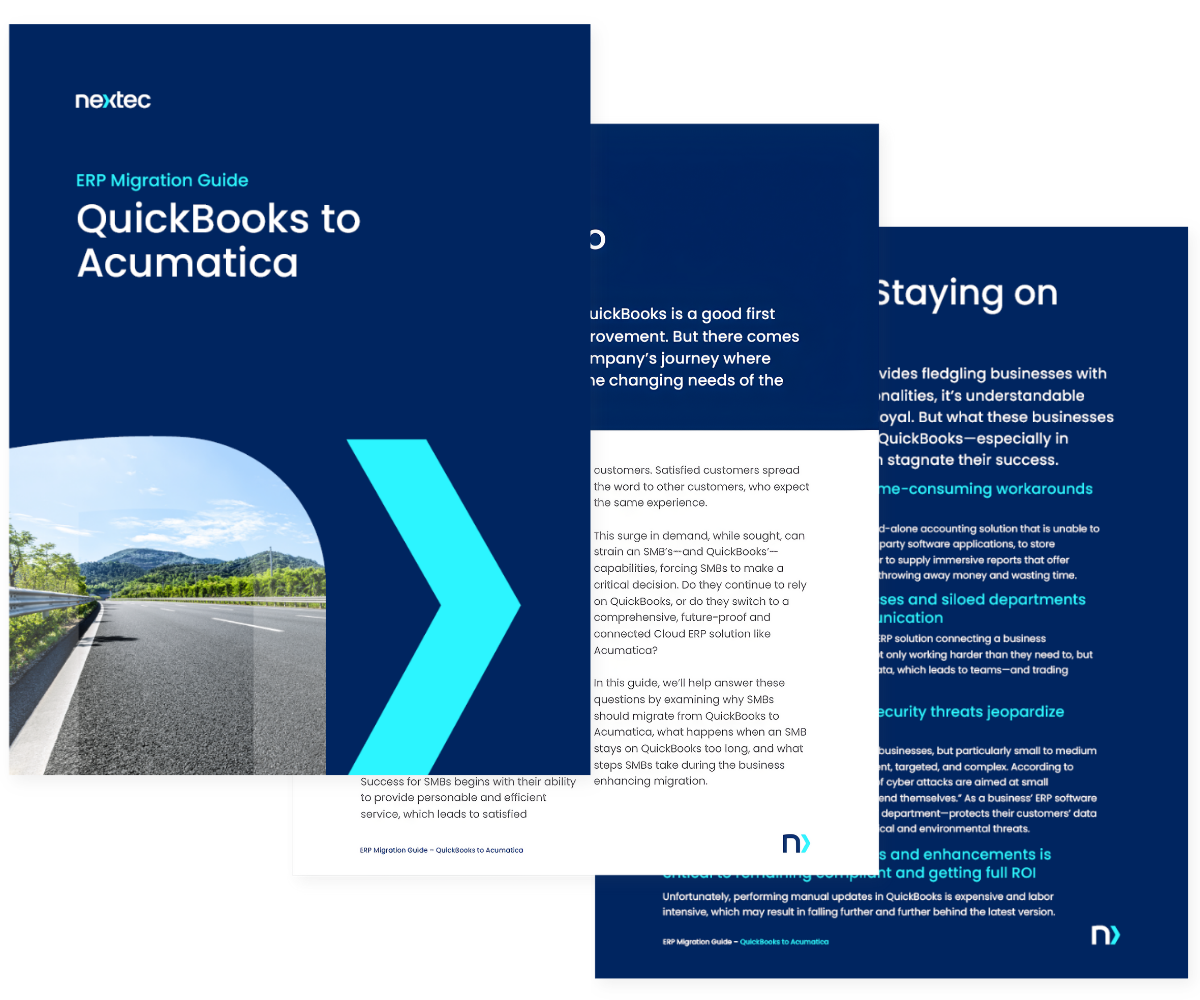 ERP Migration Guide: QuickBooks to Acumatica - NexTec Group